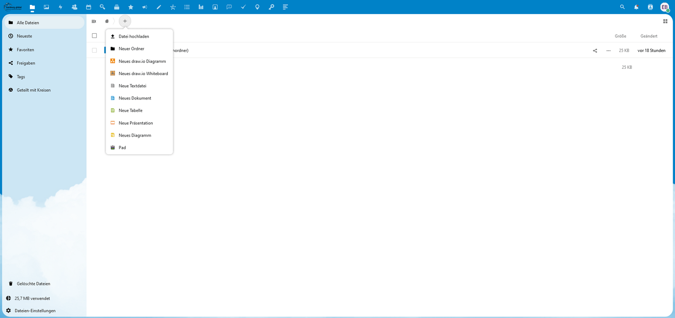 How to: Nextcloud // Dateien verwalten (erzeugen, teilen, bearbeiten ...
